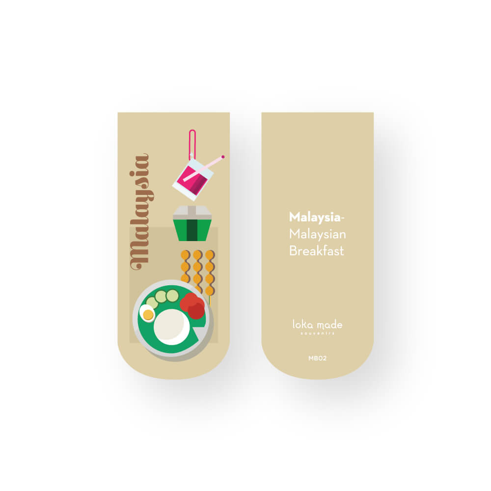Loka Made Magnetic Bookmark: Malaysia