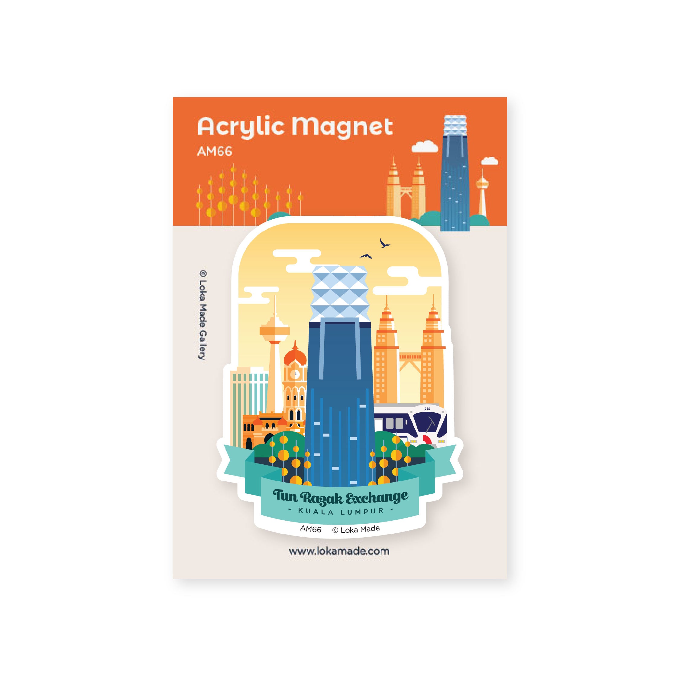 Acrylic Magnet: Enchanted Horizons | Loka Made