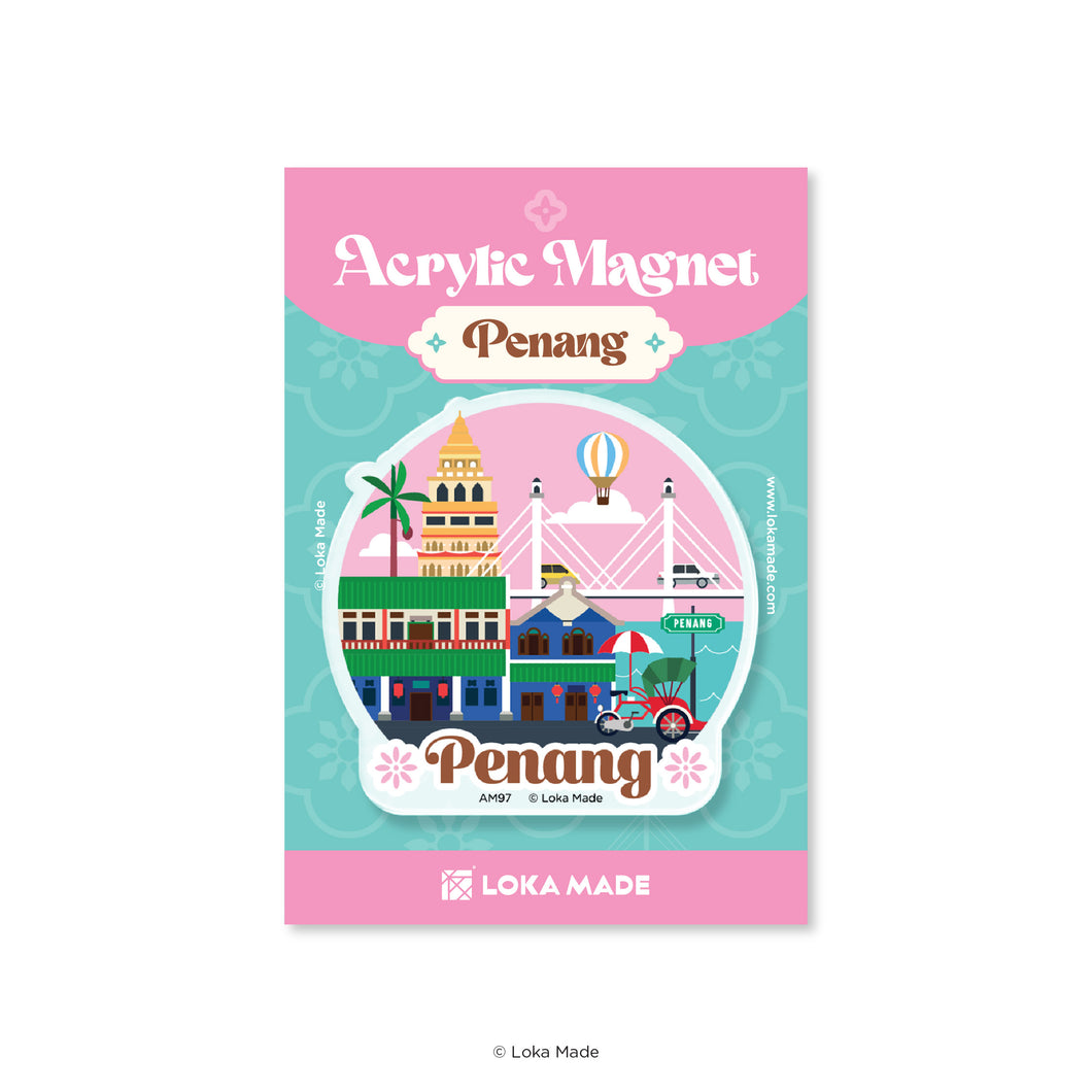 Acrylic Magnet: Glimpse of Penang | Loka Made