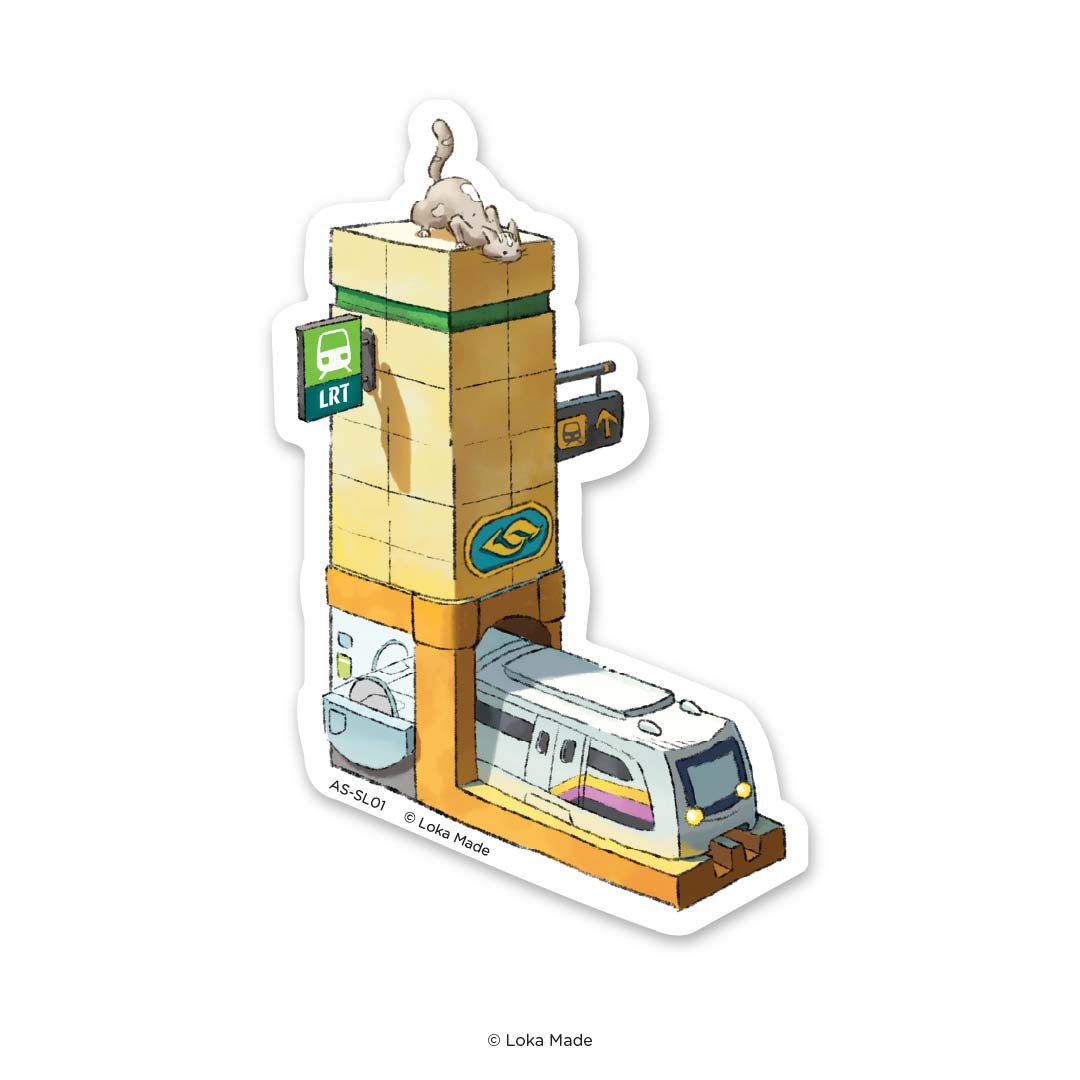 Luggage Sticker: Arts Bites Culture- Sticker L | Loka Made