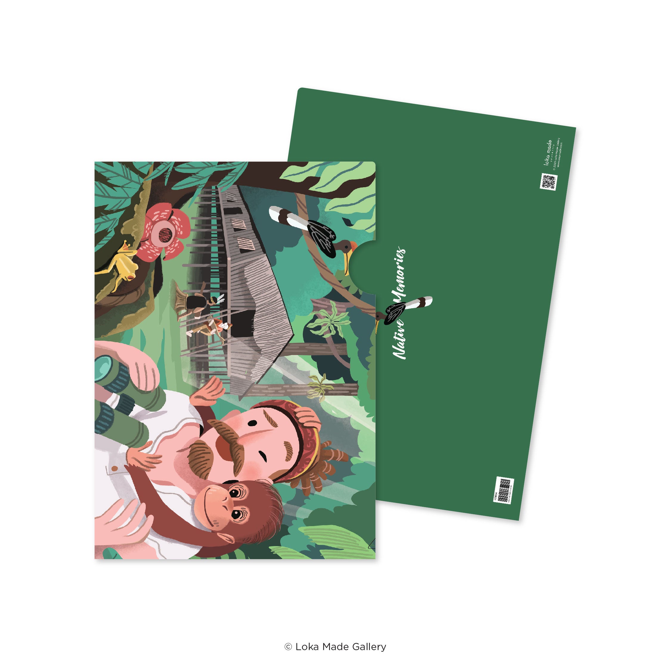 Loka Made A4 L-shape Folder - Native Memories