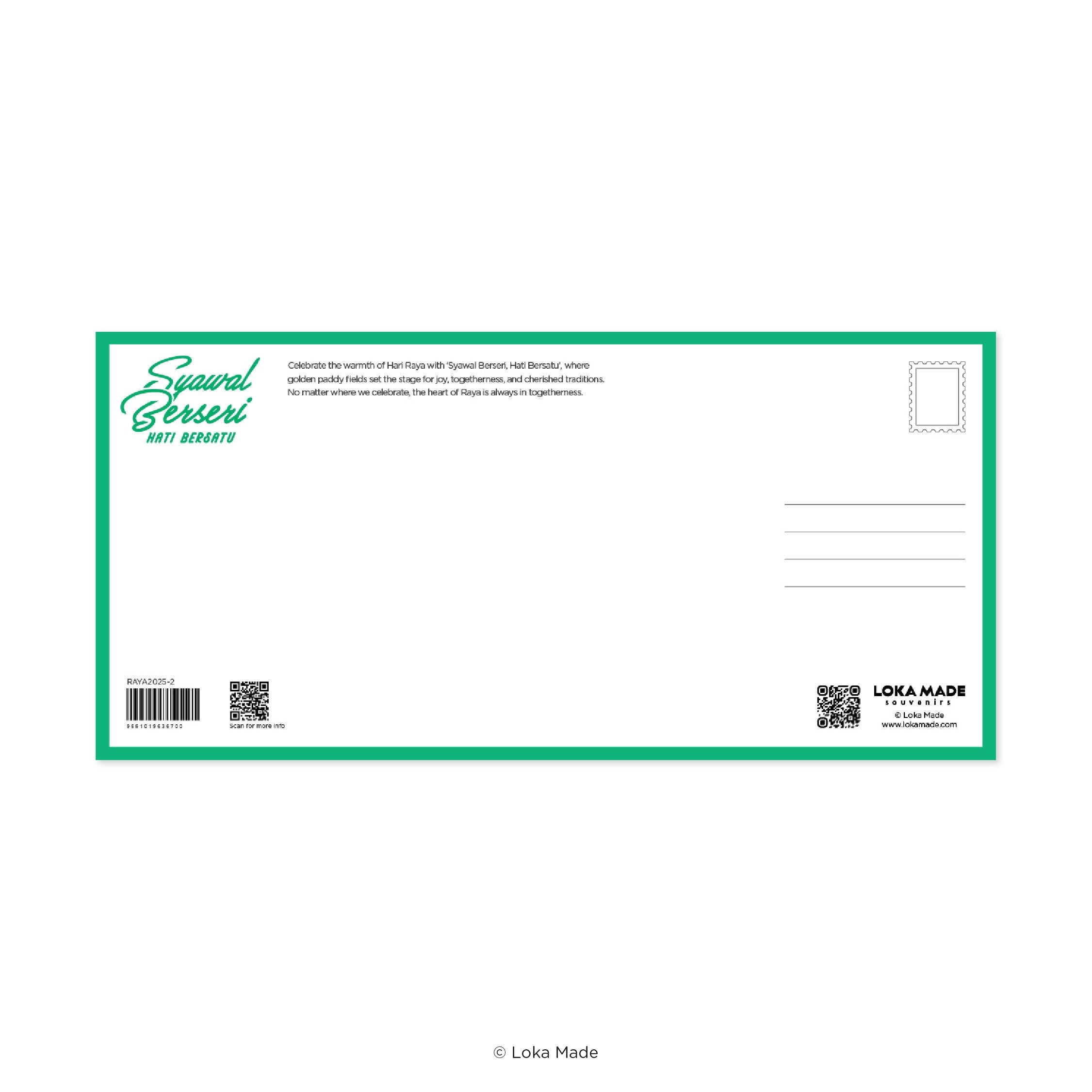RAYA 2025 - Syawal Berseri, Hati Bersatu – Loka Made