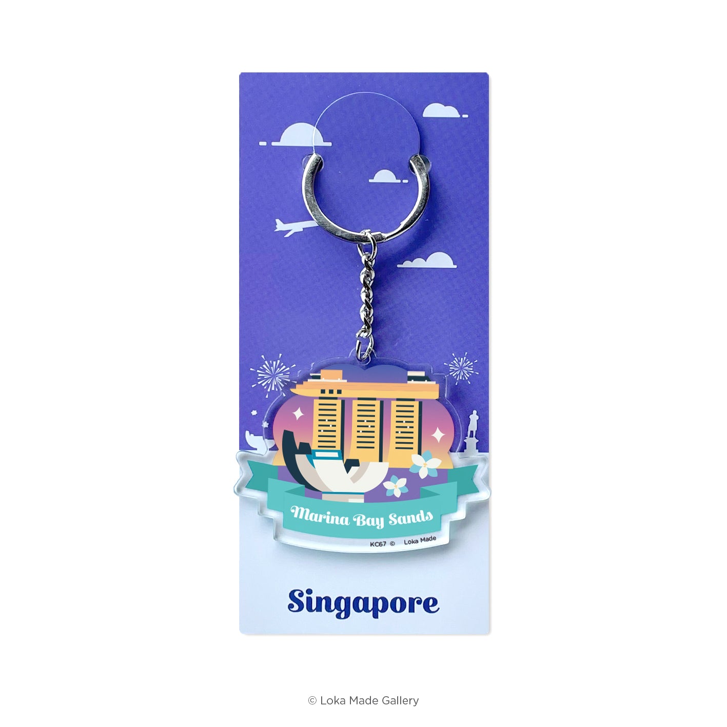 Keychain: Marina Bay Sands | Loka Made