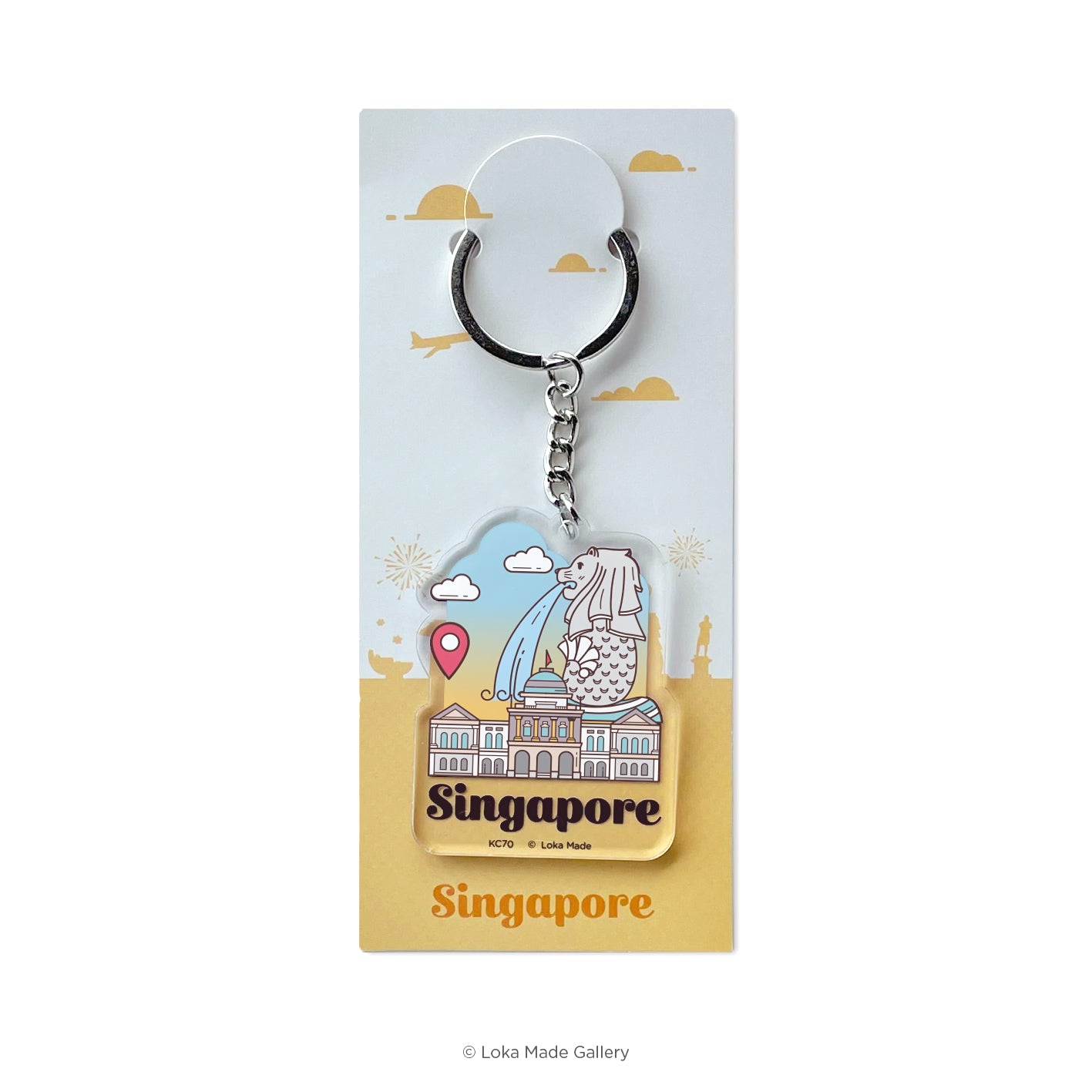 Keychain: Singapore at Dawn | Loka Made