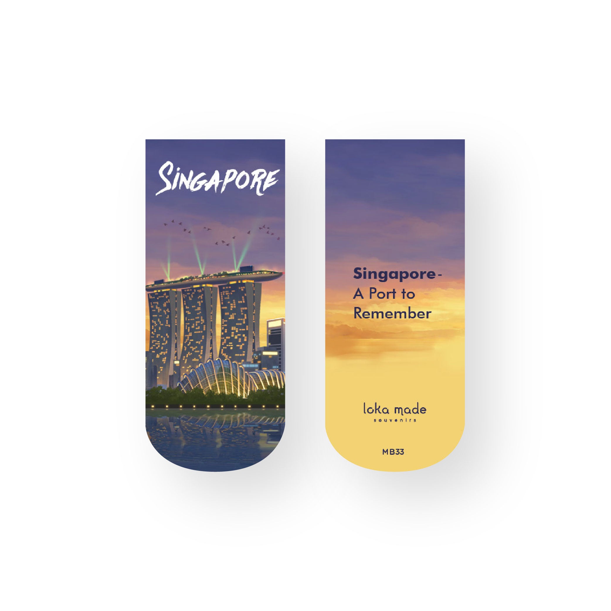 Loka Made Magnetic Bookmark: Gardens by the Bay