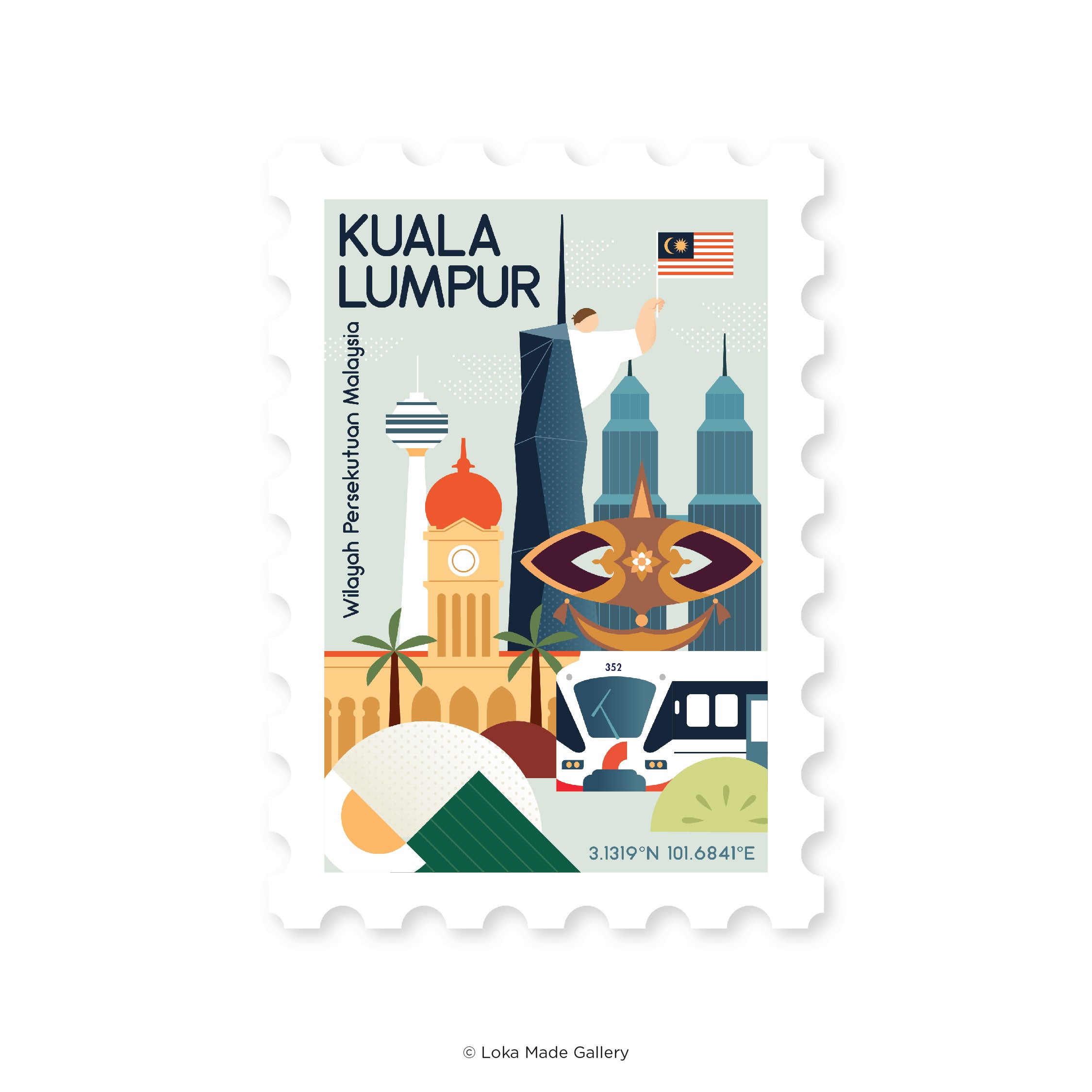 Collecting Malaysia Postcard - Kuala Lumpur – Loka Made