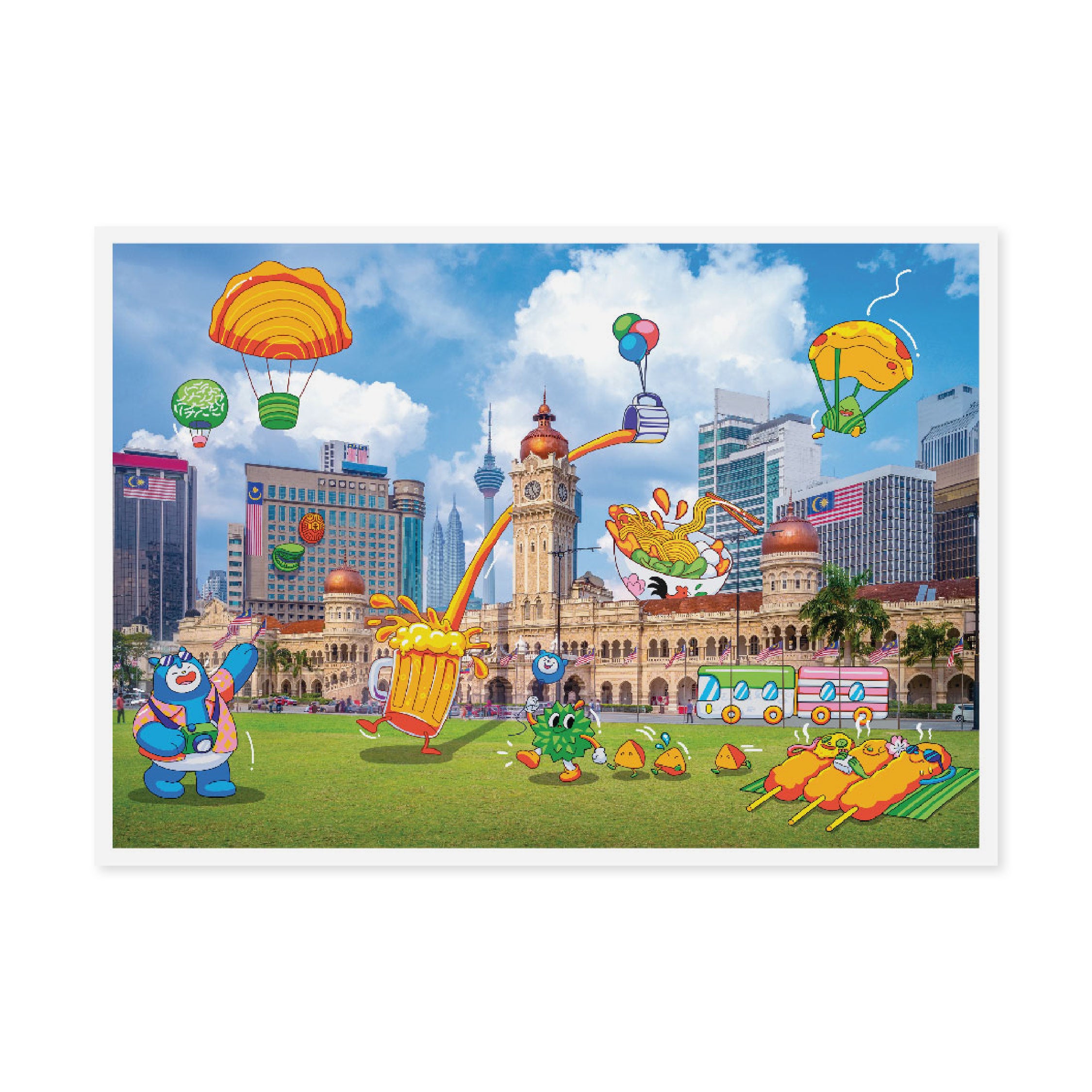 Loka Made Doodlescape Malaysia: Dataran Merdeka