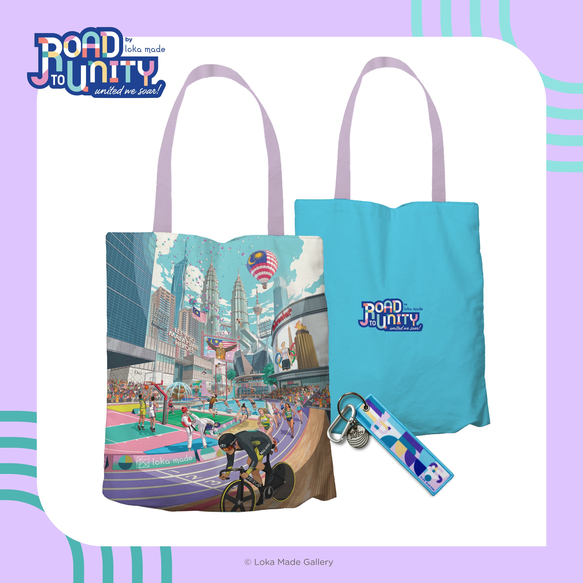 Loka Made Road To Unity 2024: Tote Bag | Malaysia Olympics