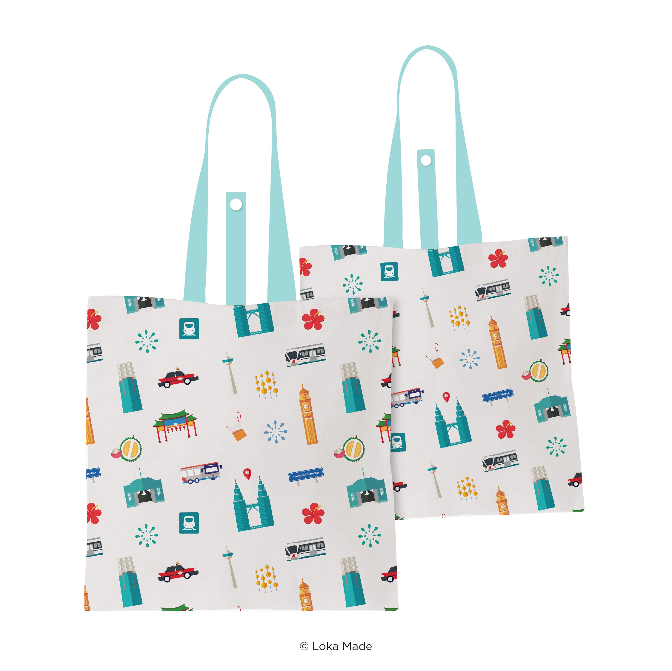 Loka Made Tote Bag: KL's Charm
