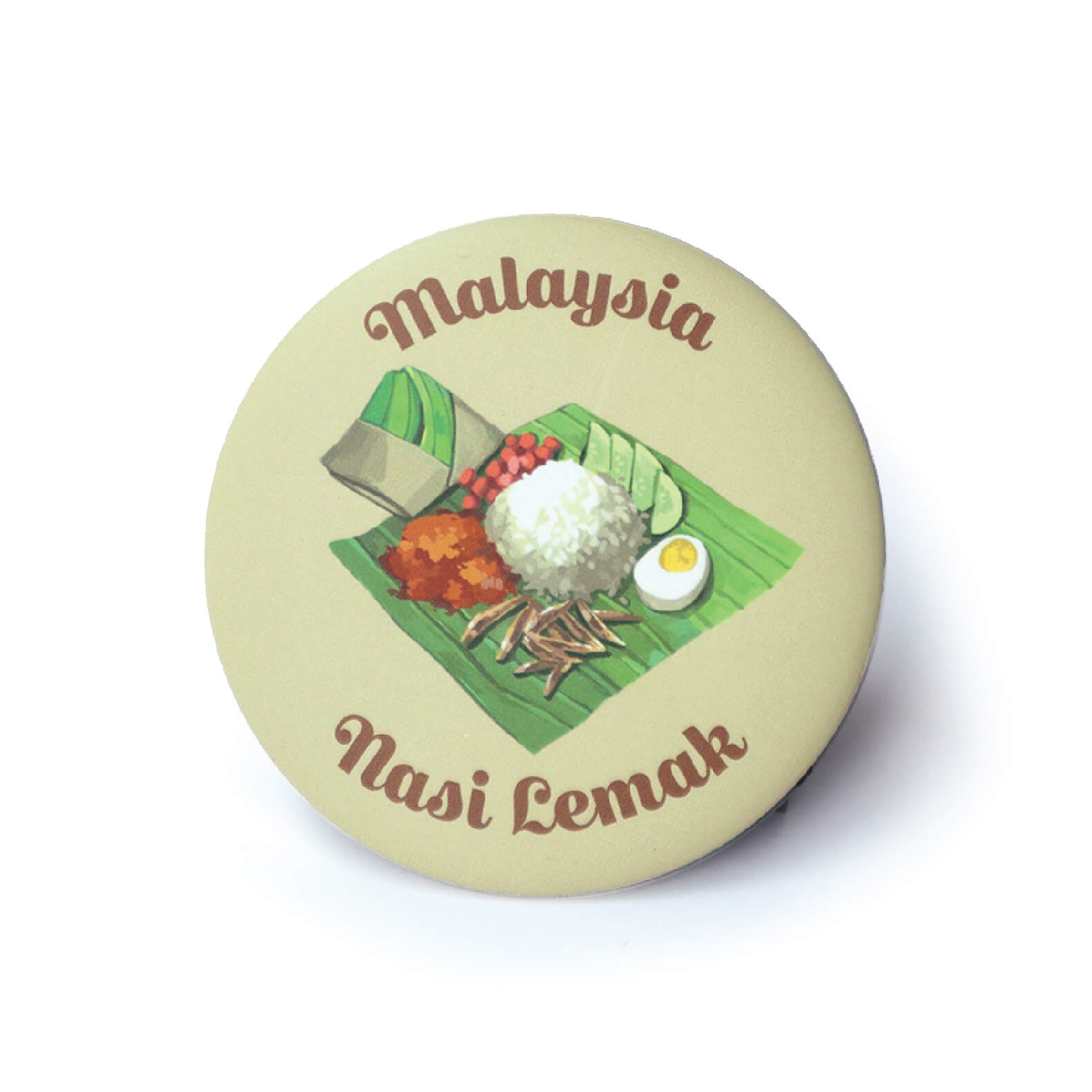 Magnet Badge: Nasi Lemak – Loka Made