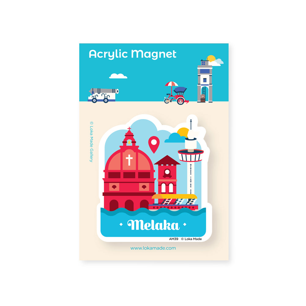 The Icons of Melaka - Acrylic Magnet – Loka Made