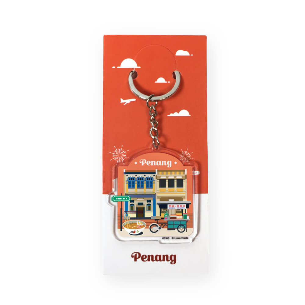 Keychain From Penang, With Love – Loka Made