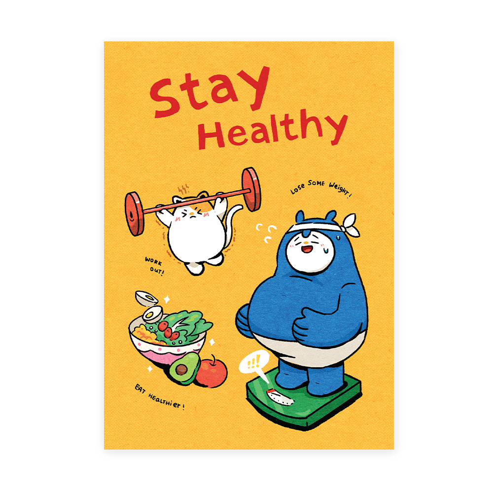 Loka Made Malaysia Series Postcard: Stay Healthy
