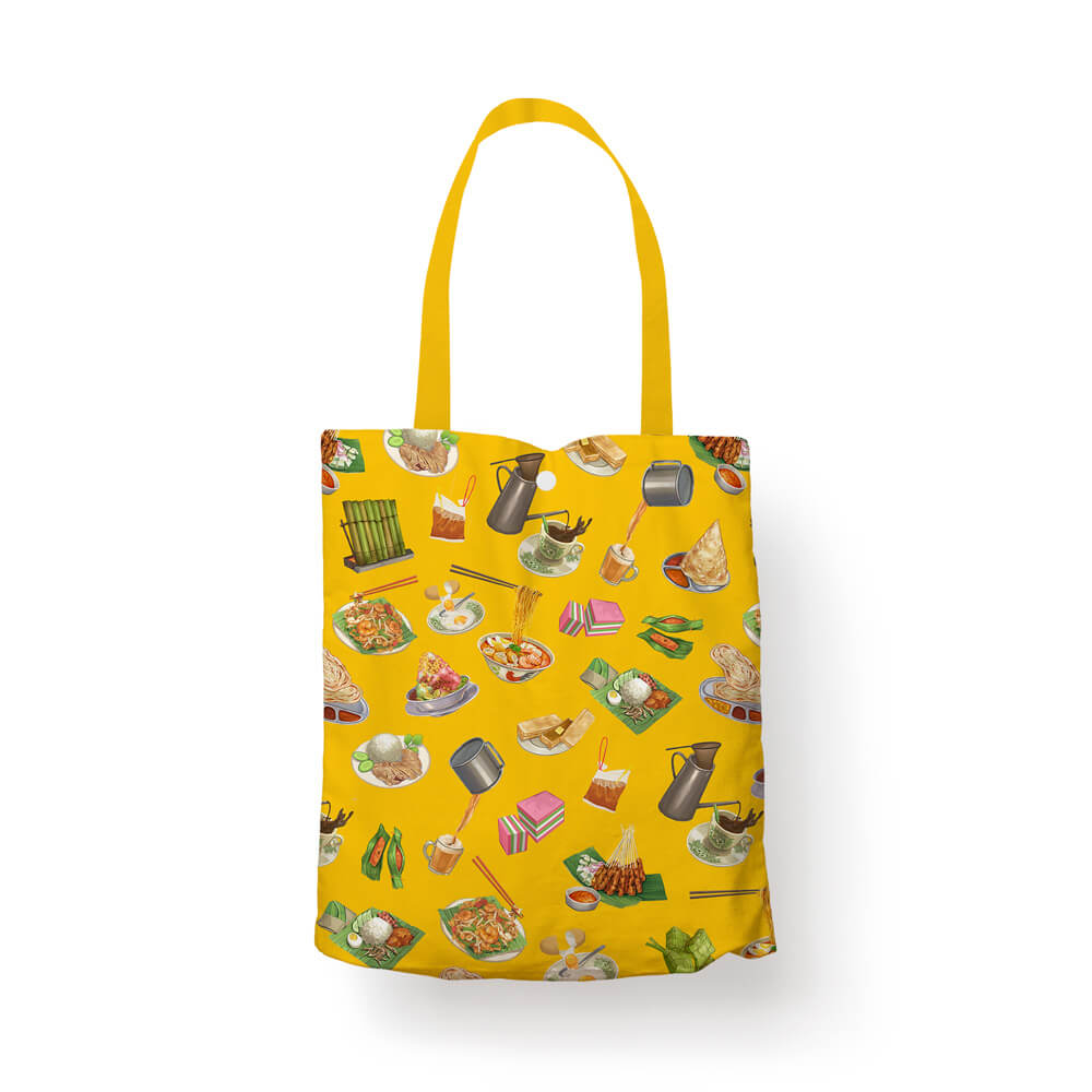 Loka Made Tote Bag: Food Paradise