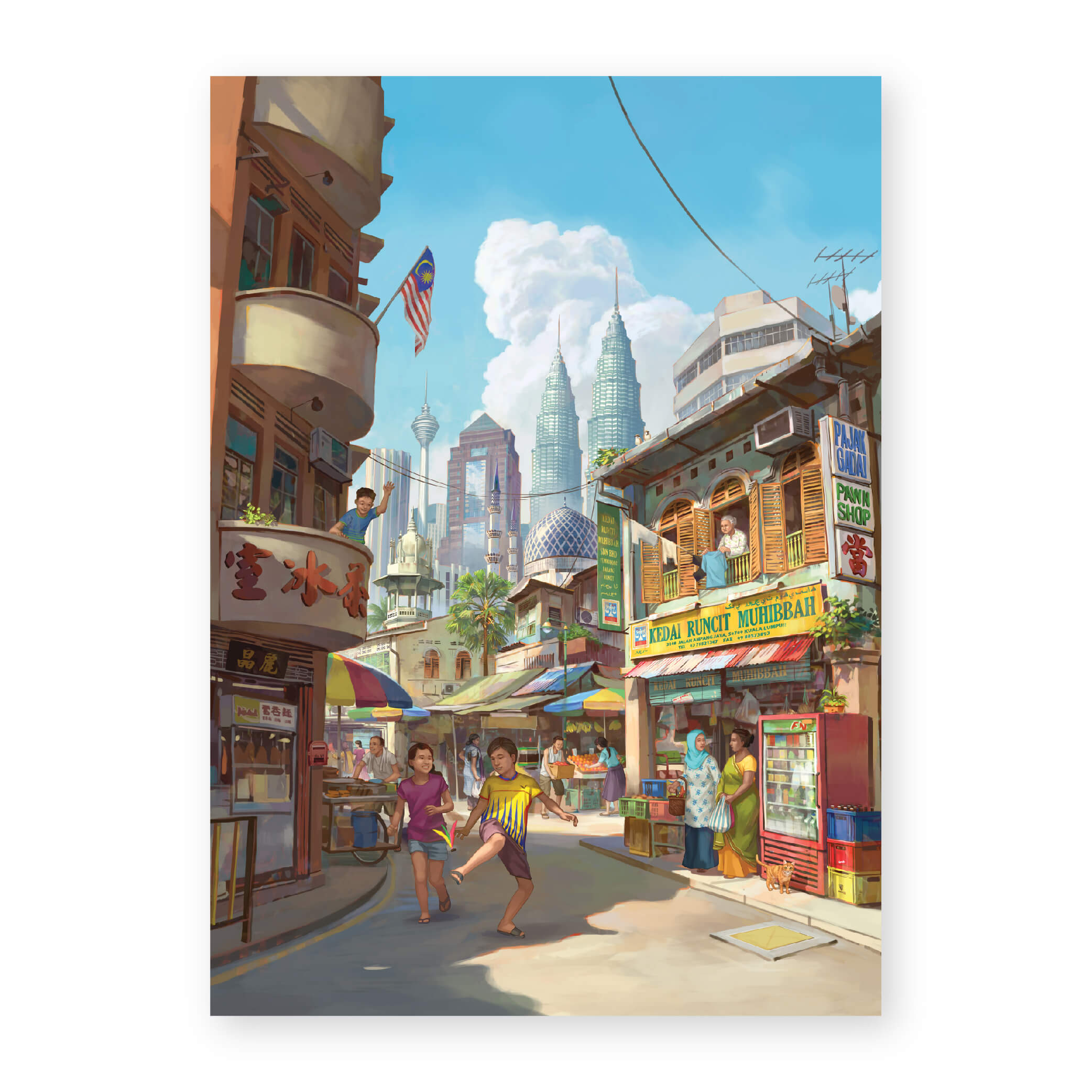 Loka Made Premium Poster: Good Morning Malaysia