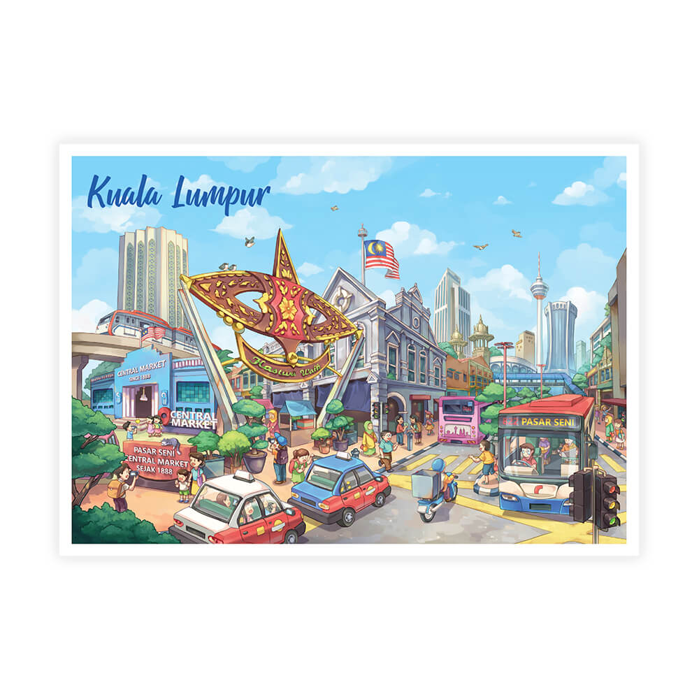 Loka Made Malaysia Series Postcard: Road Trip to Kuala Lumpur 1